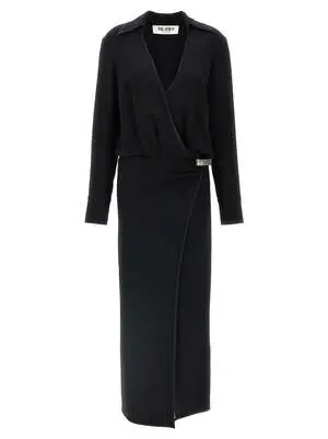Attico Cady Midi Dress - Black