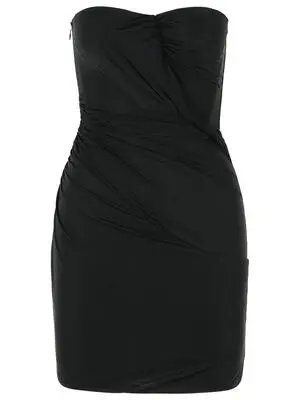 BLUMARINE Stretch Nylon Dress With Ruching And Draping