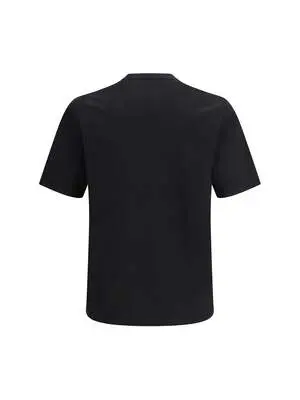 Saint Laurent Cotton Jersey T-shirt With Embroidered Logo