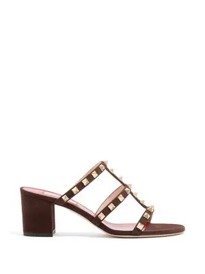 Valentino Garavani Rockstud Leather Sandals - Multicolor