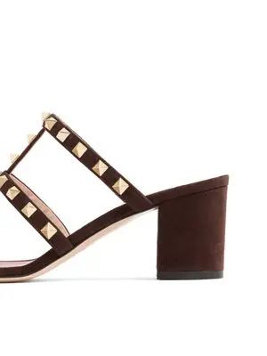 Valentino Garavani Rockstud Leather Sandals - Multicolor