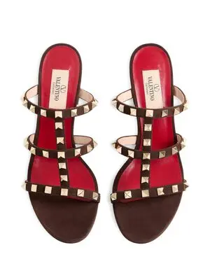 Valentino Garavani Rockstud Leather Sandals - Multicolor