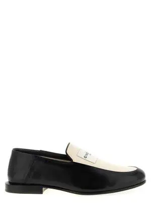 Givenchy Label Loafers - Black