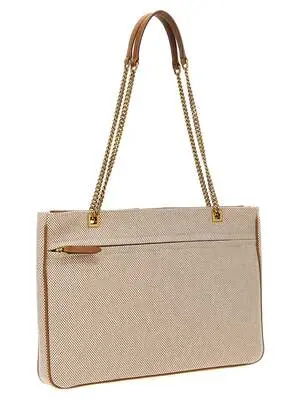 Valentino Garavani Viva Superstar Midi Shopping Bag - Cream