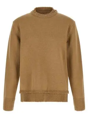 MAISON MARGIELA Patch Wool Sweater - Cream