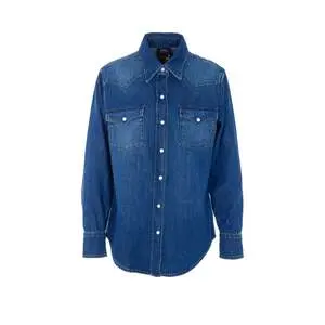 A.p.c. Western Long-sleeve Denim Shirt