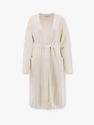 Max Mara Max Mara Giusto Cashmere Belted Cardigan Multicolor