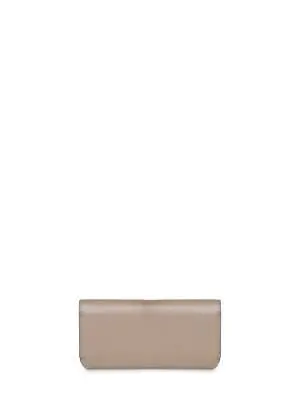 Fendi Dove Grey Leather Way Continental Wallet - Multicolor