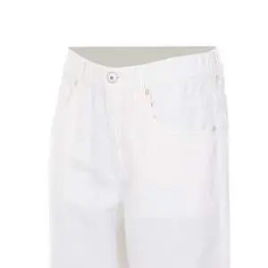 Brunello Cucinelli High-waisted Wide Leg Jeans - White