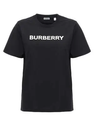 Burberry Margot Cotton T-shirt With Logo Print - Multicolor