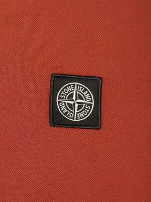 Stone Island Organic Cotton Polo Shirt - Red