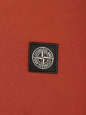 Stone Island Organic Cotton Polo Shirt - Red