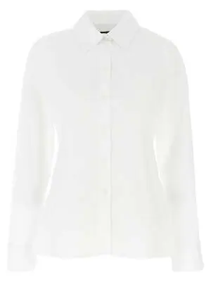 Jacquemus Stretch Cotton Poplin Shirt - White