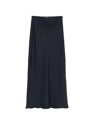Brunello Cucinelli Long Skirt With Side Slit - Multicolor