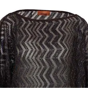 Missoni Viscose Zig Zag Cover-up Kaftan - Brown