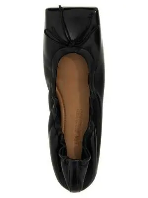 Jacquemus Les Ballerines Ballet Leather Flat Shoes - Black