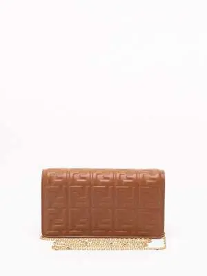 Fendi Baguette Wallet On Chain - Multicolor