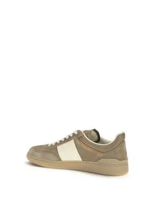 Valentino Garavani Upvillage Suede Sneakers With Vlogo Detail - Cream