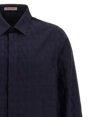 Valentino Garavani Toile Iconographe' Shirt - Blue