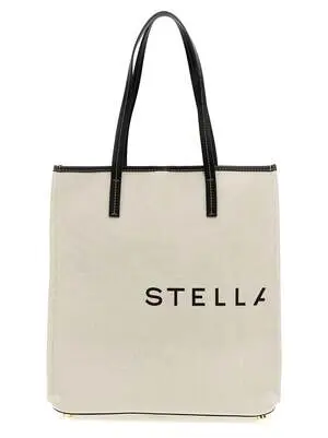 Stella McCartney Logo Shopping Bag - Cream