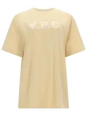 A.p.c. Logo T-shirt - Cream