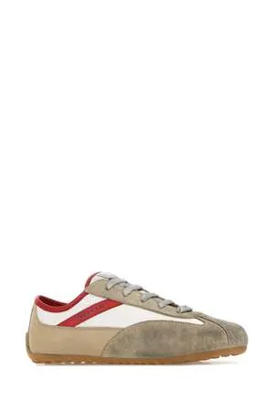 Alexander McQueen Suede And Leather Sneakers - Multicolor