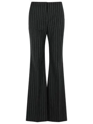 Sportmax Virgin Wool Blend Pants - Black