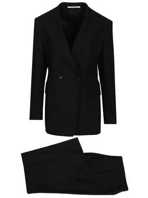 Tagliatore Double-breasted Suit - Black