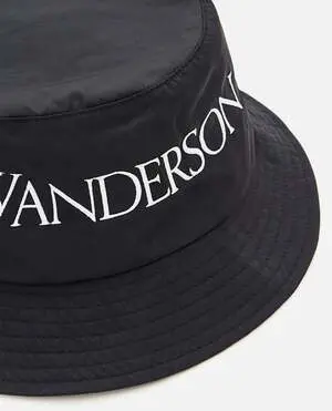JW Anderson Black Logo Bucket Hat