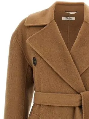 Max Mara Dalila Double-breasted Wool And Cashmere Coat - Brown