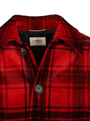 Saint Laurent Tartan Velvet Jacket