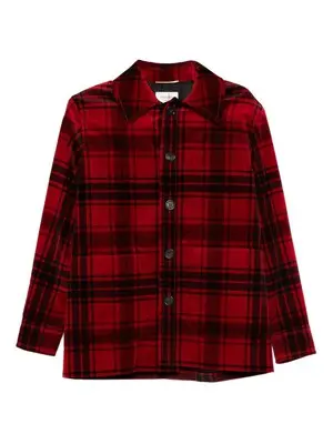 Saint Laurent Tartan Velvet Jacket