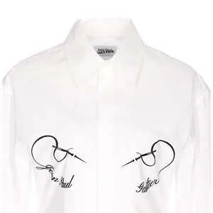 JEAN PAUL GAULTIER Graphic Print Cotton Shirt