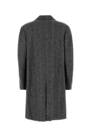 Givenchy Embroidered Wool Blend Coat