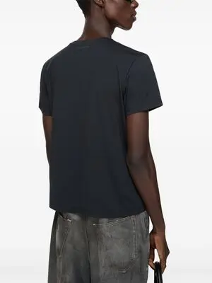 Acne Studios Cotton T-shirt With Logo Detail - Multicolor