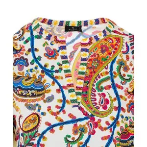 Etro Cotton Blouse With Print - Multicolor