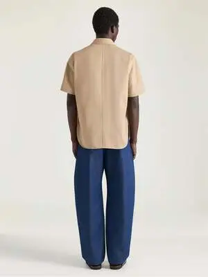 Givenchy Couture Seam Cotton Shirt With Paris Patch - Multicolor