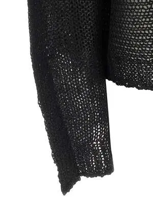 Issey Miyake Panini Wool And Alpaca Blend Top With Exaggerated Collar
