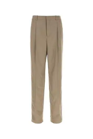 Saint Laurent Cappuccino Cashmere Pant - Brown