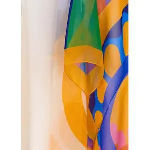 Etro Asymmetrical Floral Print Poncho Top - Multicolor