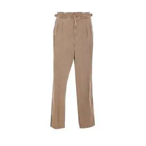 Isabel Marant Étoile Neriah Baggy Fit Trousers - Brown