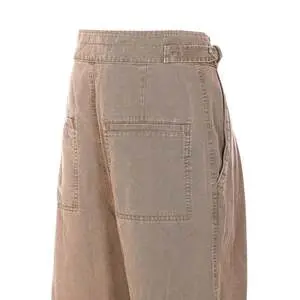 Isabel Marant Étoile Neriah Baggy Fit Trousers - Brown