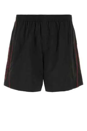 Balenciaga Nylon Bermuda Shorts - Black