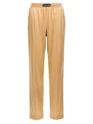 TOM FORD TOM FORD Silk Stretch Pajama Pants Cream