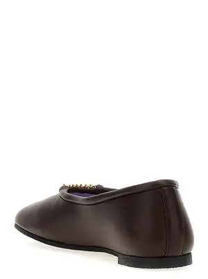Stella McCartney Ryder Ballet Flats With Chain Detail