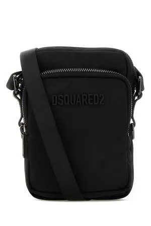 Dsquared2 Canvas Urban Crossbody Bag - Black