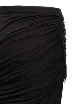Rick Owens Soft Edfu Mini Skirt - Black