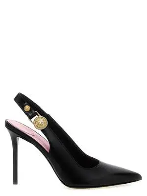 Balmain Eva Slingback Heels - Black