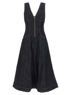 Self-portrait Contrast Stitching Day Dresses