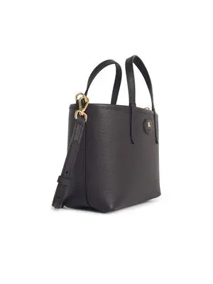 Burberry Bloomsbury Mini Reversible Leather Tote Bag - Brown